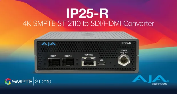 Bridging the baseband and IP divide with AJA Video Systems | AV Magazine
