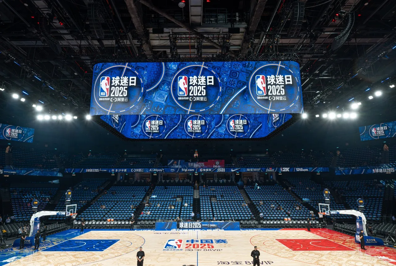 Dual-sided LED display marks NBA China Games comeback | AV Magazine