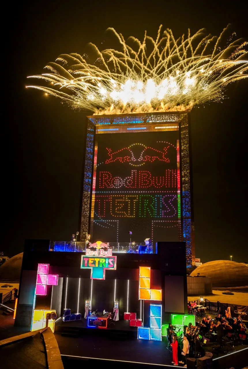 Dubai Frame becomes Tetris game for Red Bull world final | AV Magazine