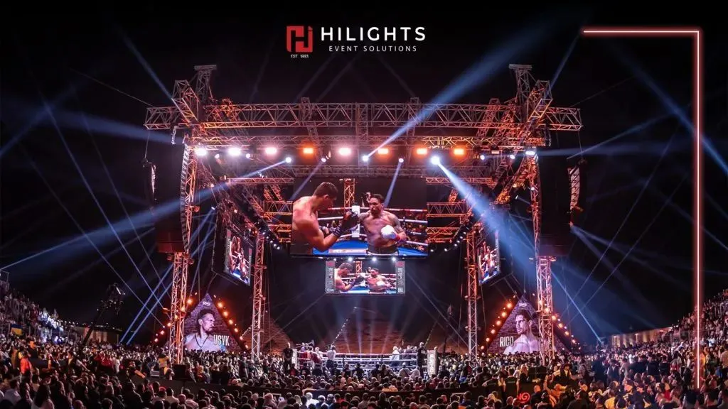 Media servers meet pyramids at Glory in Giza boxing event | AV Magazine