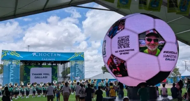 Giant LED football is a winner at FIFA Fan Festival in Dallas | AV Magazine